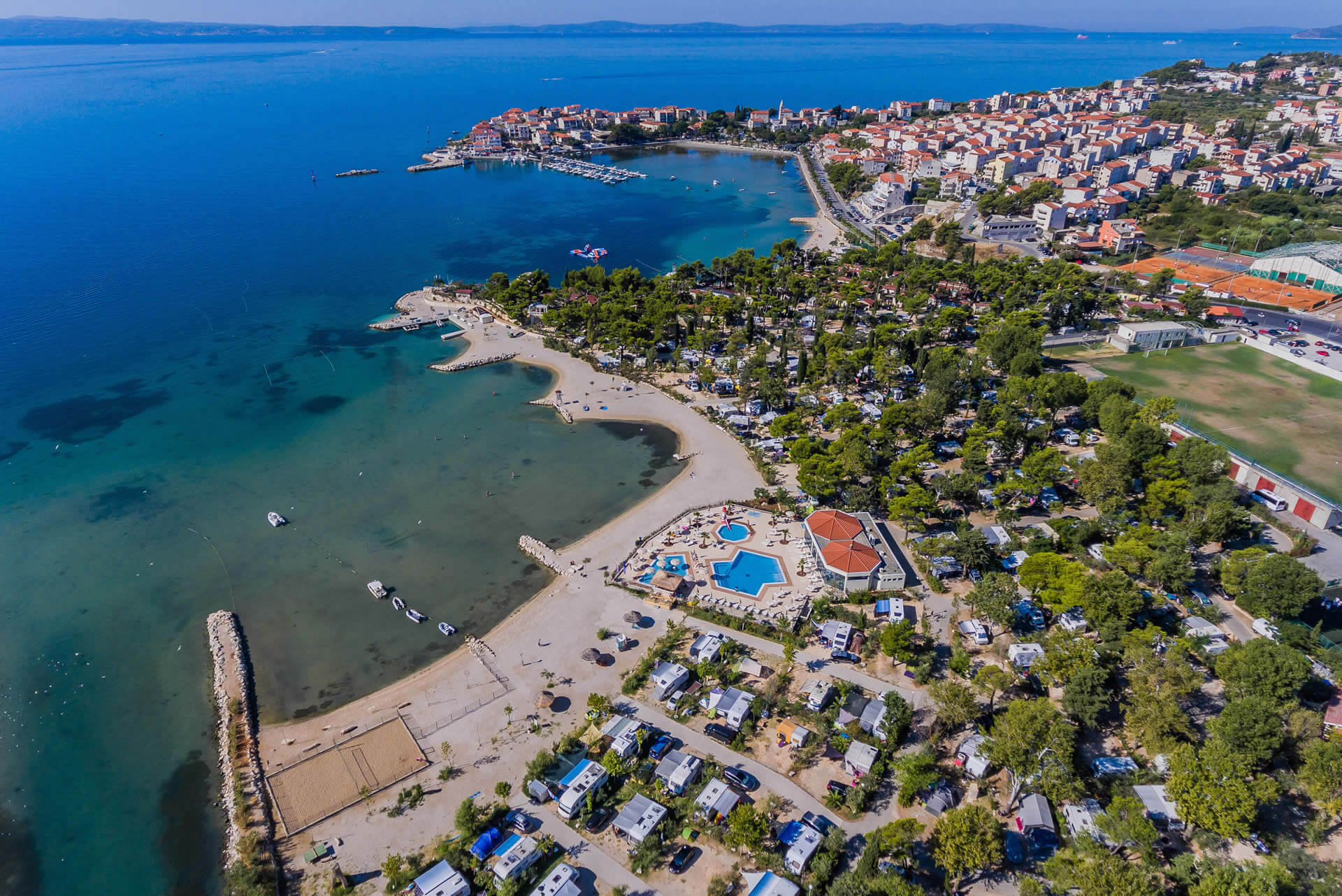 Location - How to reach the campsite Camping Stobreč Split